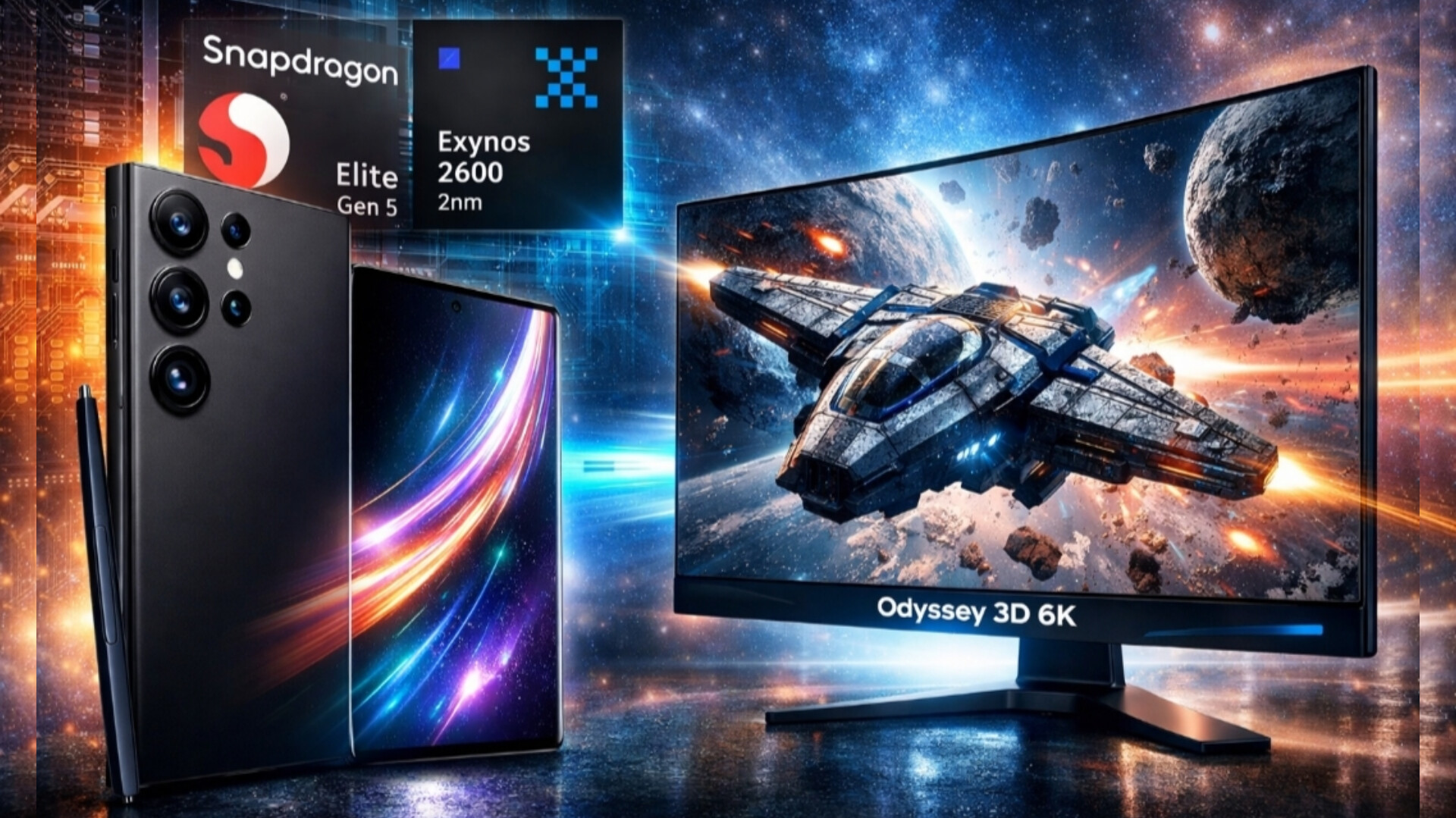 2026 Samsung Usung Chipset 2nm Pertama Dunia, Monitor Odyssey 6K 3D ...