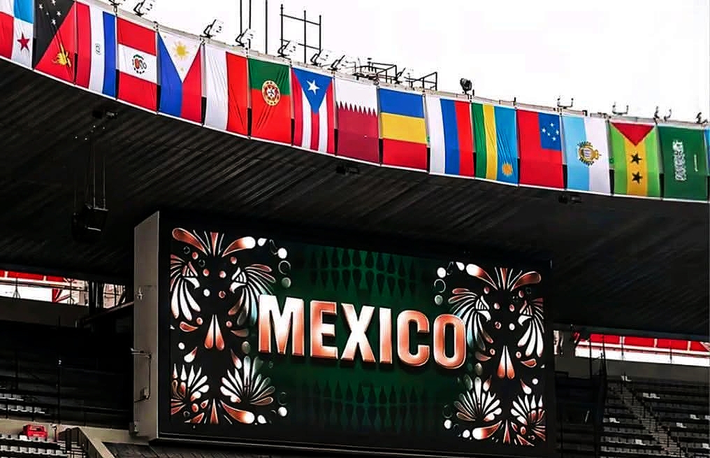 Bendera Indonesia Berkibar di Stadion Mexico City Jadi Sorotan Warganet ...